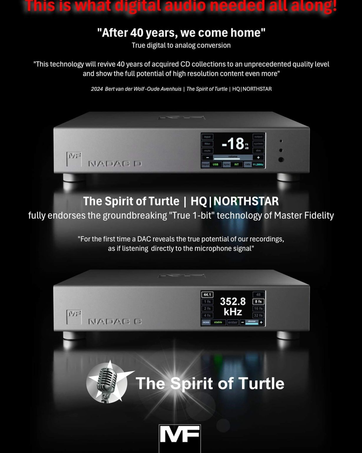 Master Fidelity NADAC D DAC / NADAC C Clock | avcat Audio Visulal ...