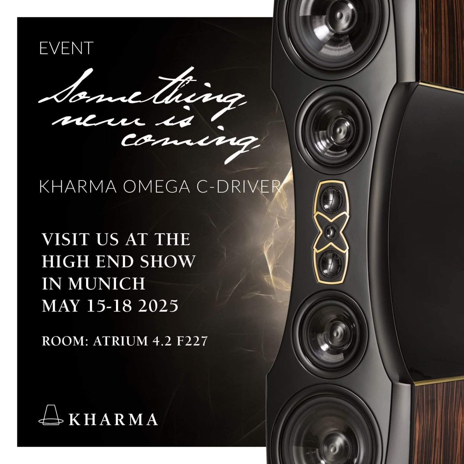 Kharma Something NEW is coming. Kharma Omega-C driver | avcat Audio ...